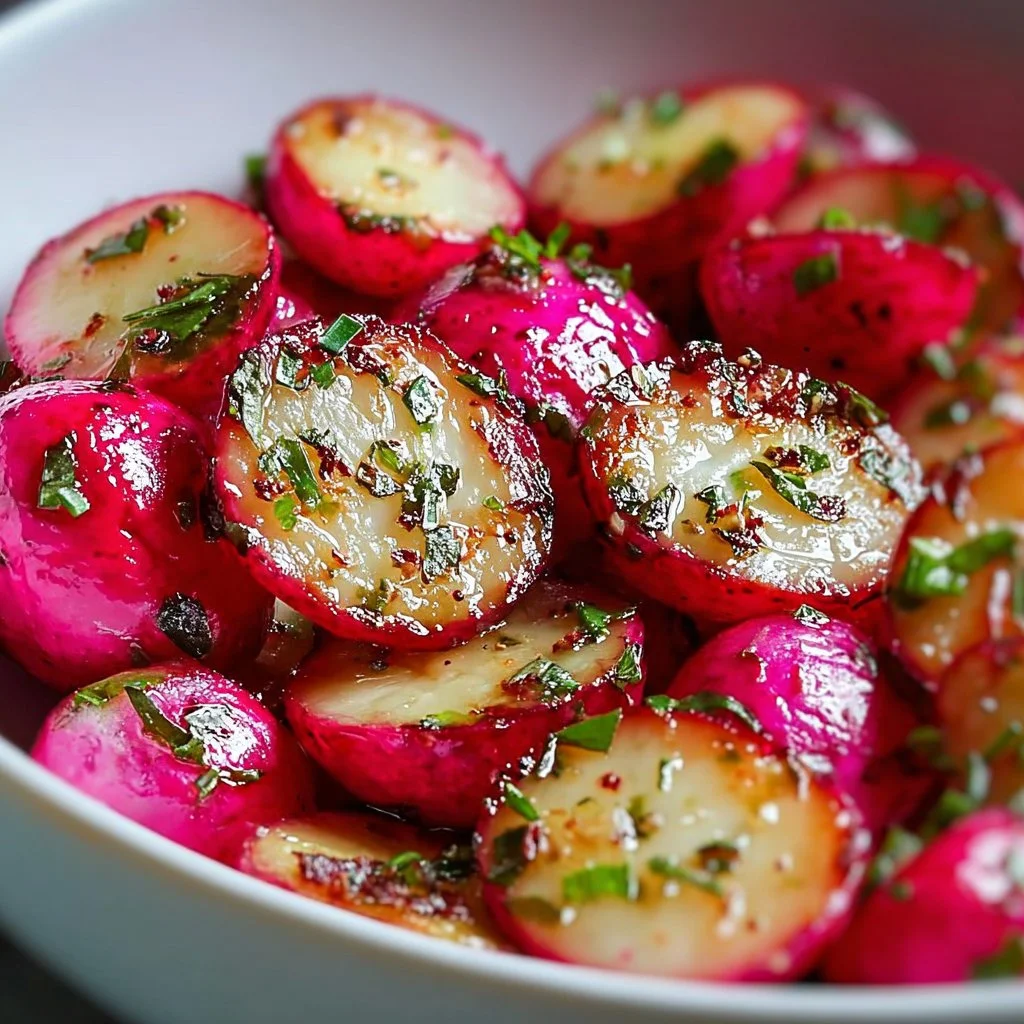 Garlic Herb Roasted Radishes: The Best Nutritious Side Dish