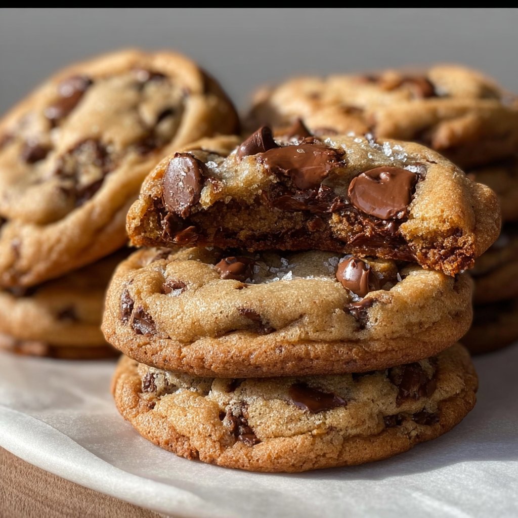 Ultra Thick Bakery Style Chocolate Chip Cookies