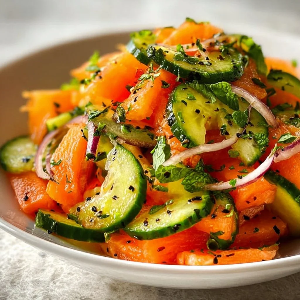 Papaya Lime Cucumber Salad That Refreshes Your Summer!