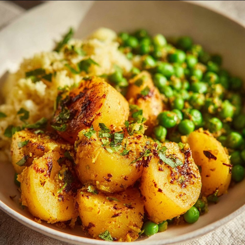 Best Potatoes and peas recipe