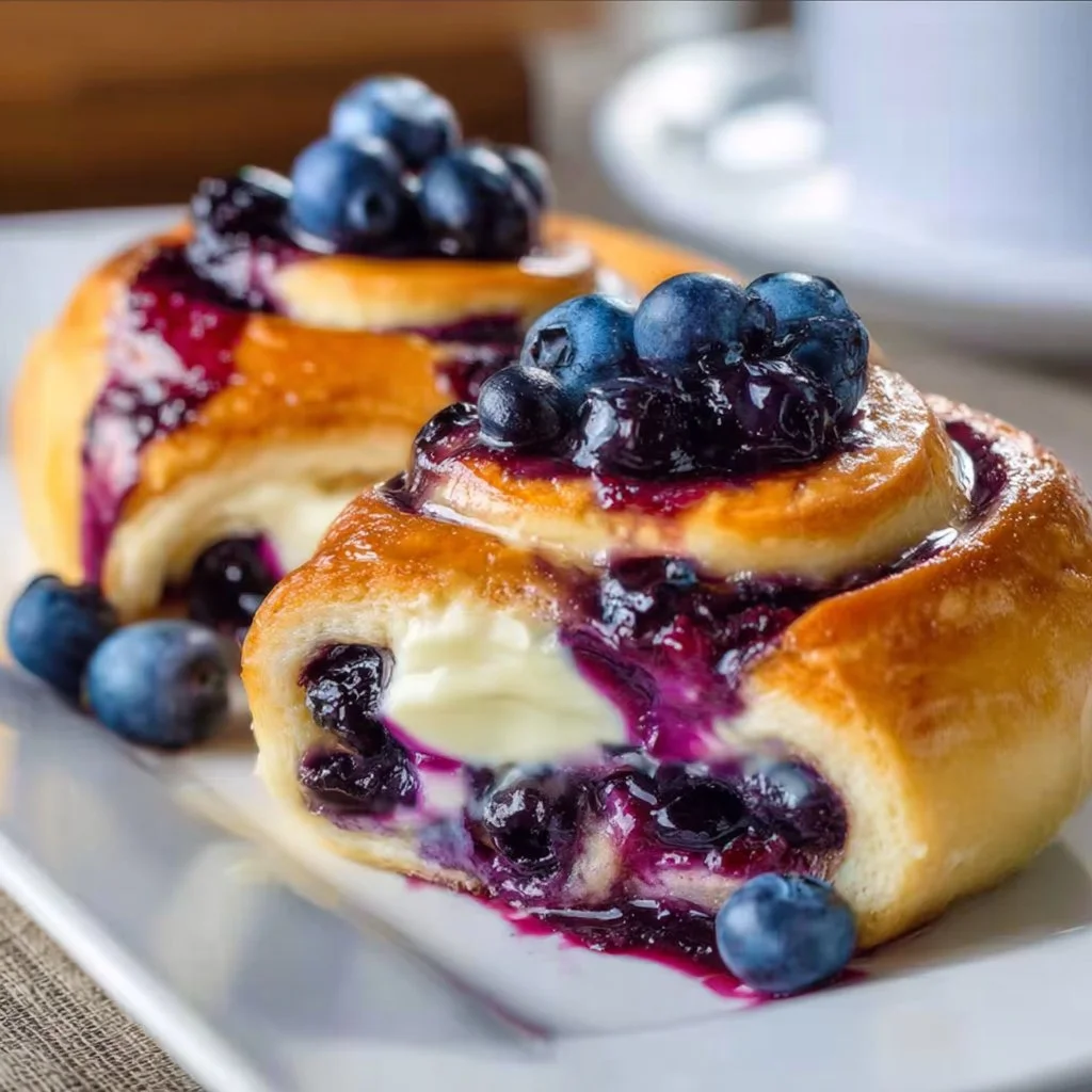 Blueberry Cheesecake Rolls