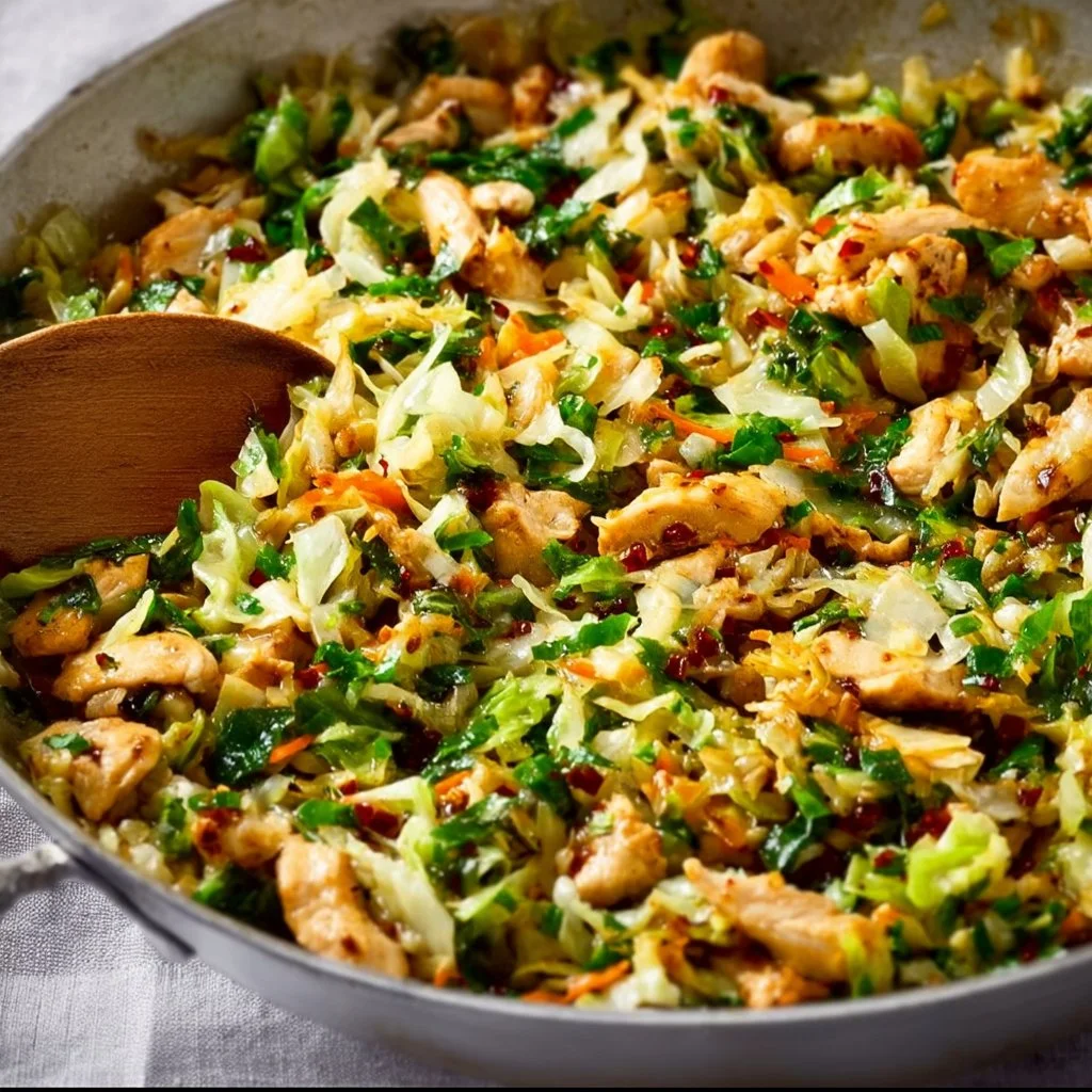 Chicken and Cabbage Skillet