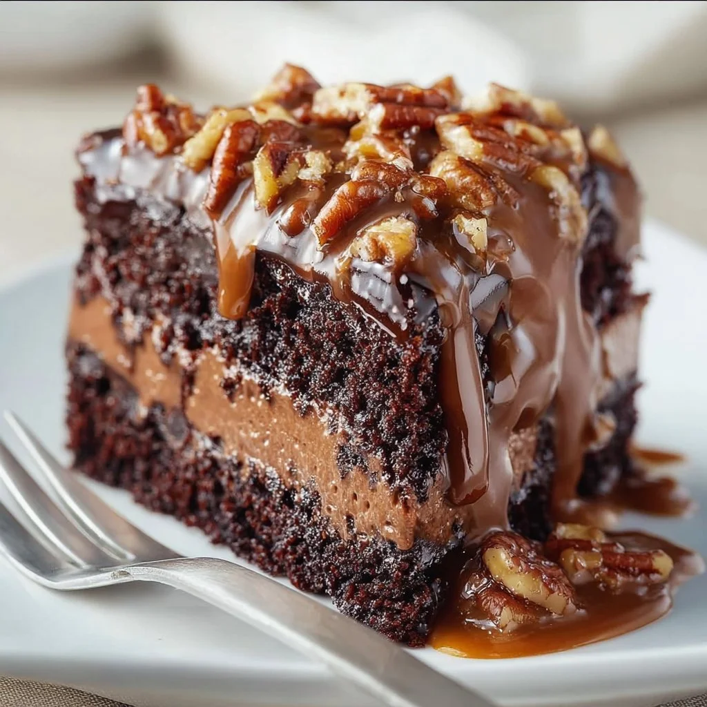 Chocolate Turtle Cake