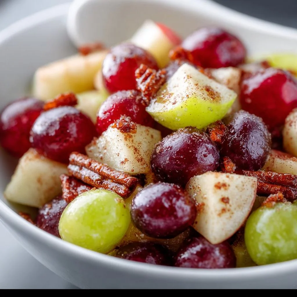 Cinnamon Apple Grape Salad