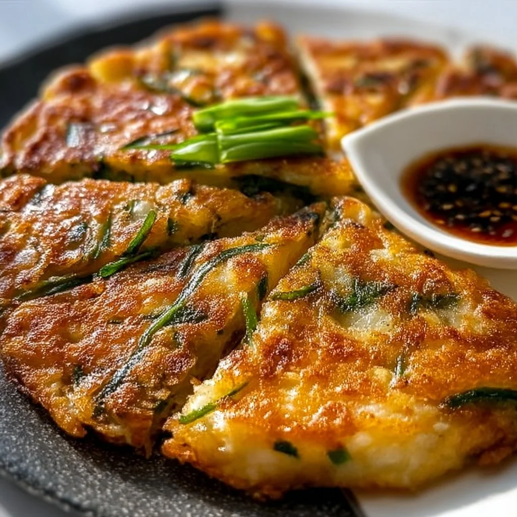 Crispy Korean Spring Onion Pancake
