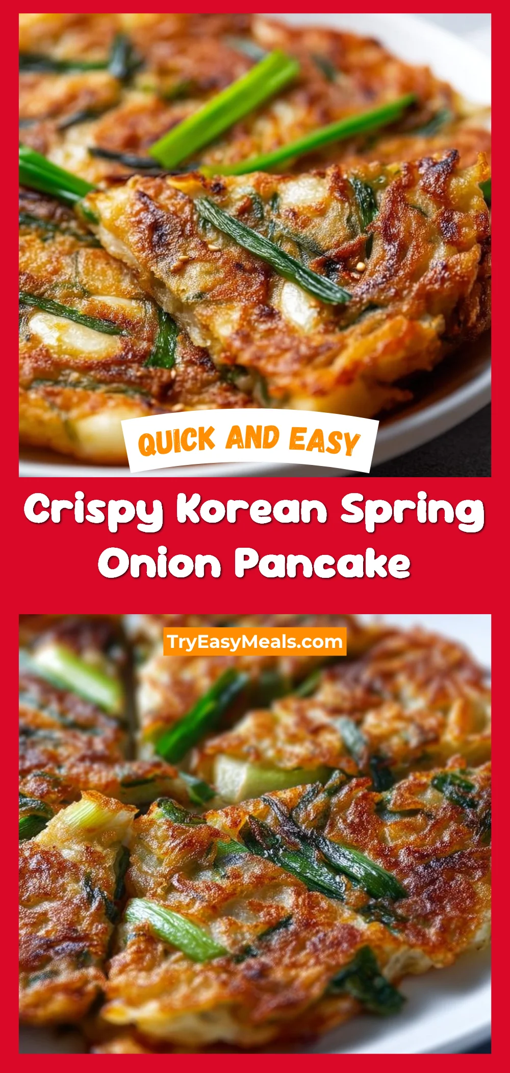 Crispy Korean Spring Onion Pancake