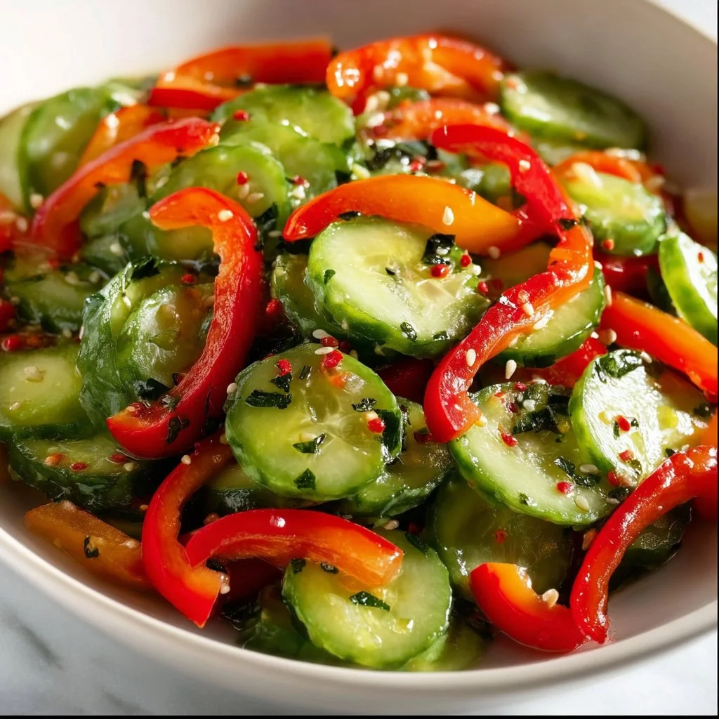 Cucumber Sweet Pepper Salad
