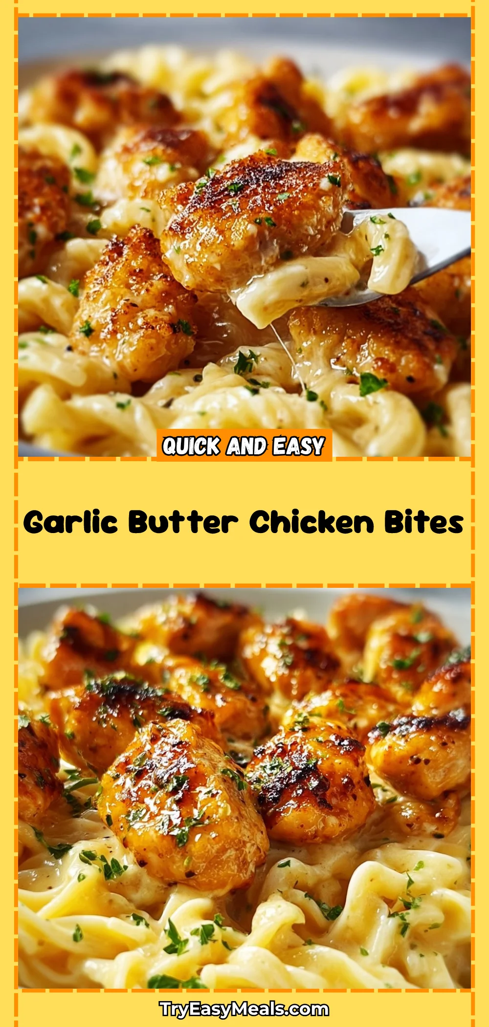 Garlic Butter Chicken Bites