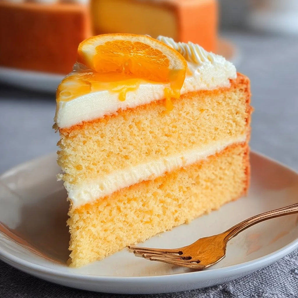 Orange Creamsicle Cake