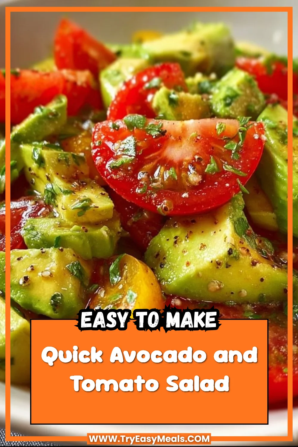 Quick Avocado and Tomato Salad