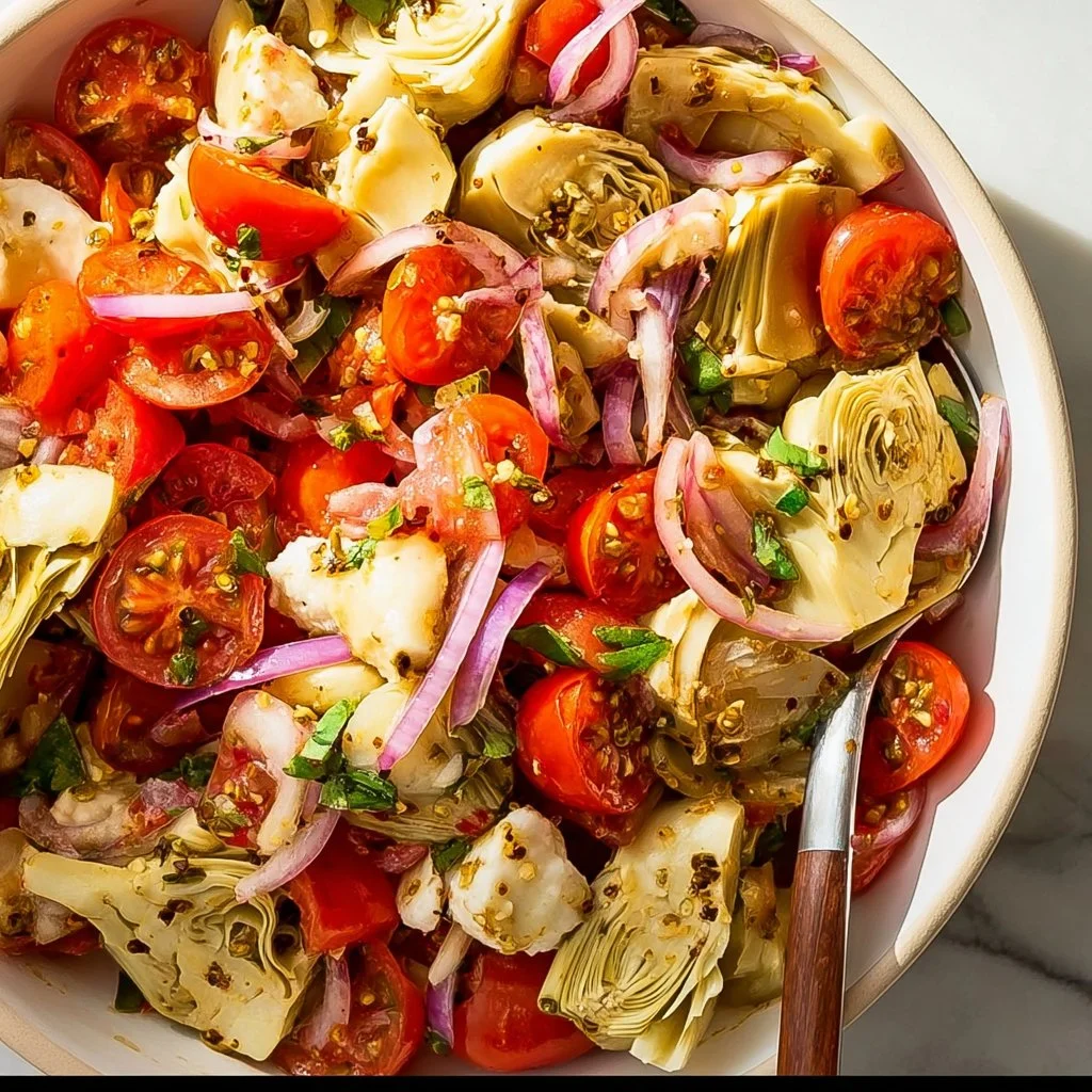 Tuscan Artichoke Tomato Salad