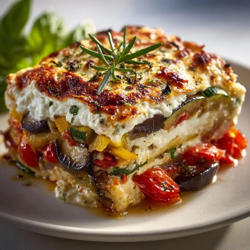 Vegetable Lasagna with Creamy Ricotta