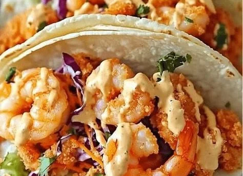 Bang Bang Shrimp Tacos