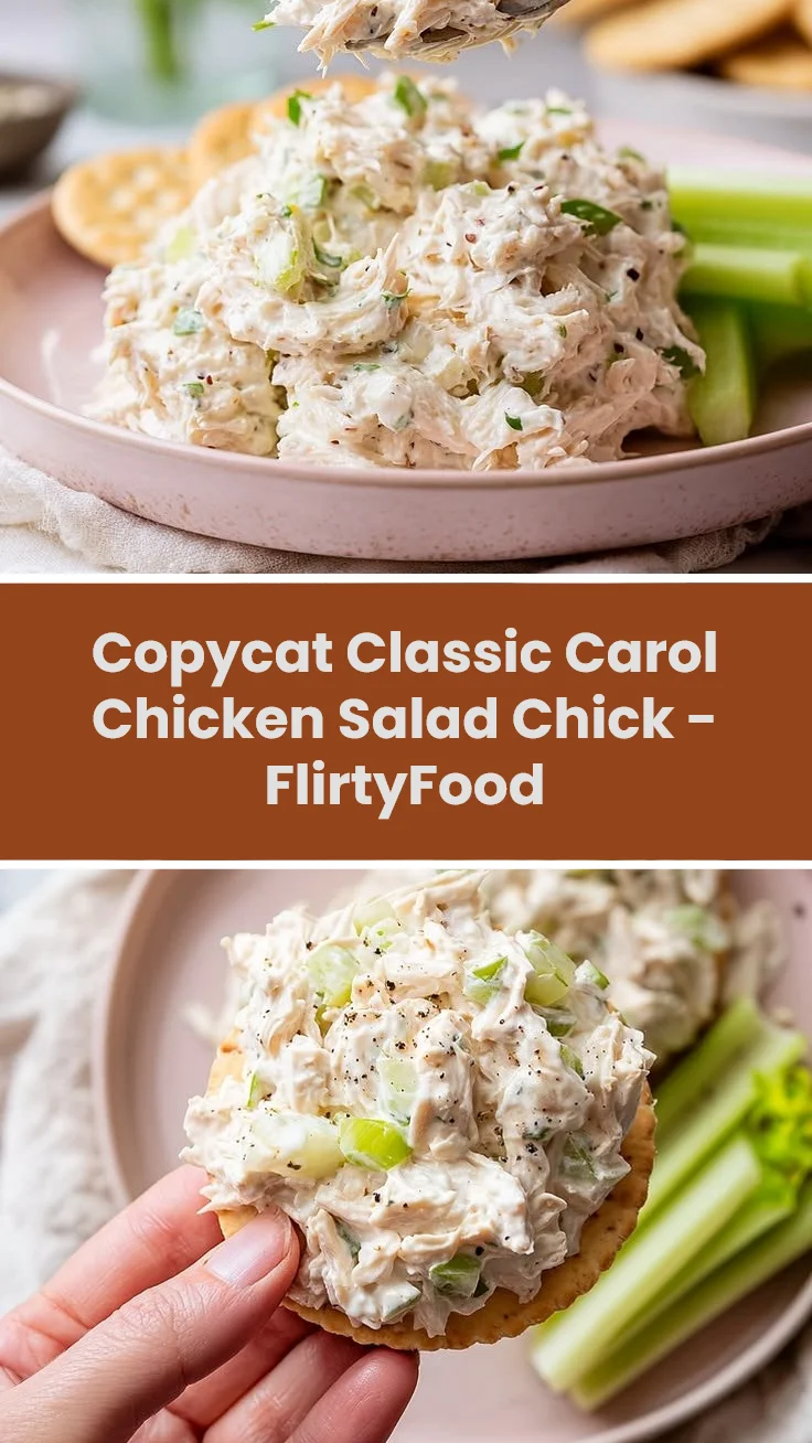 Copycat Classic Carol Chicken Salad Chick - FlirtyFood
