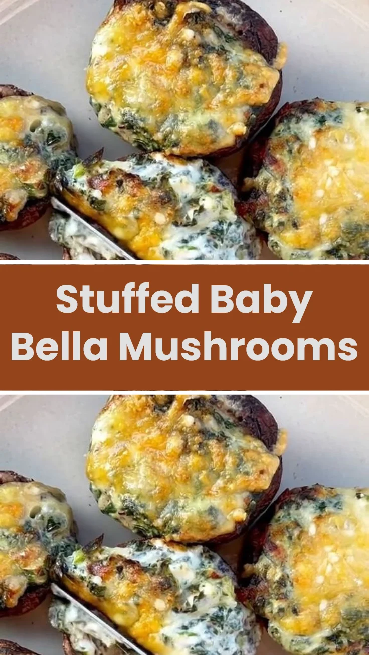 Stuffed Baby Bella Mushrooms